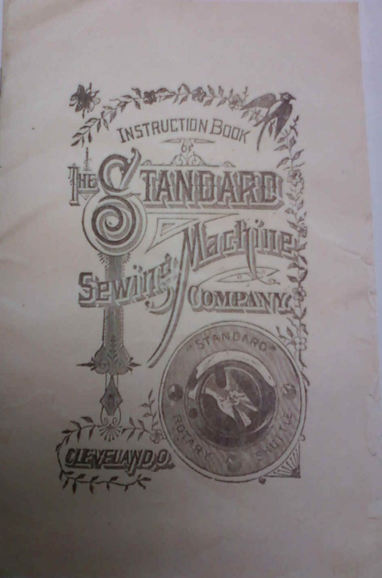 STANDARD ROTARY TREADLE Sewing Machine Manual – Sewing Machine Museum